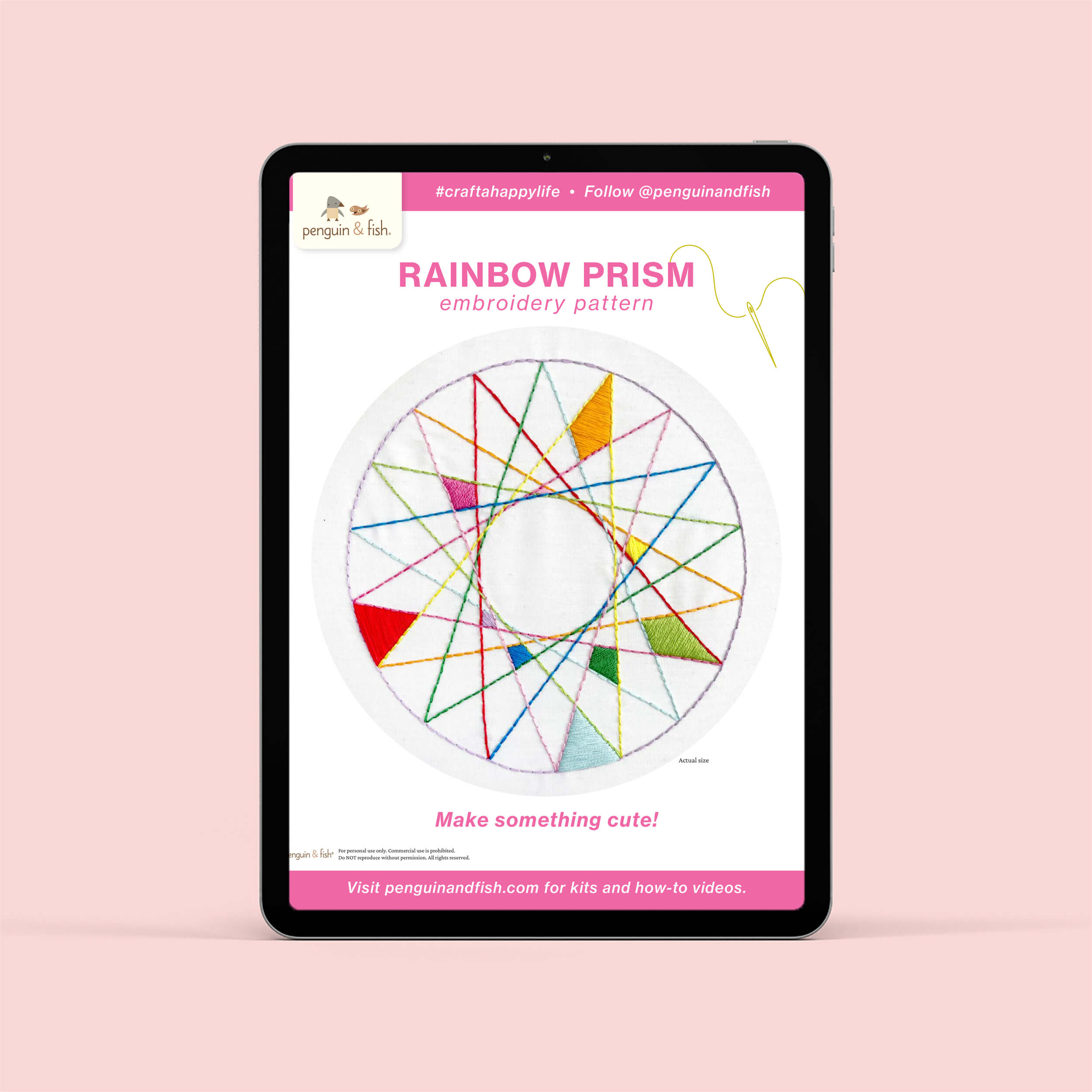 Rainbow Prism - PDF pattern