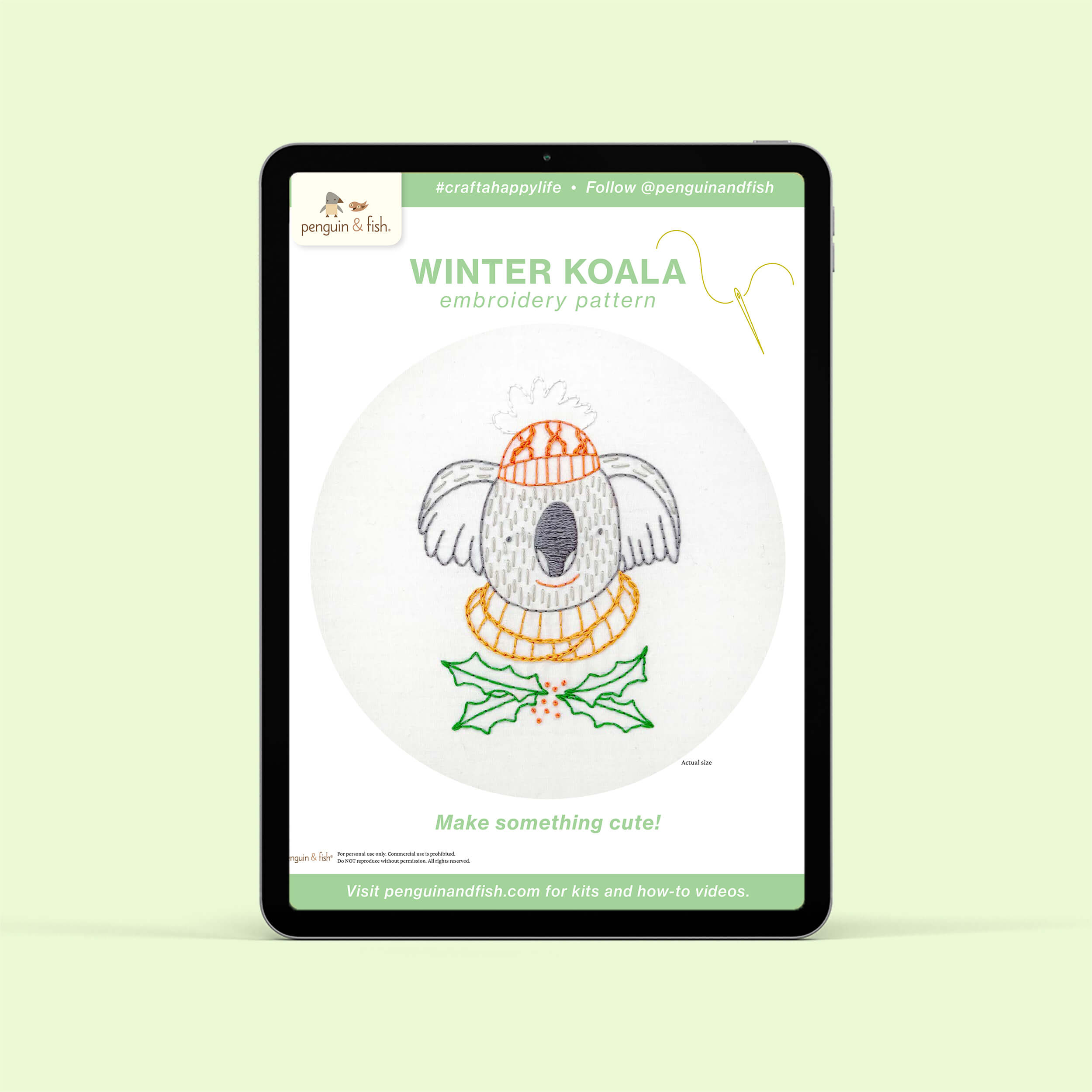 Winter Koala - PDF pattern