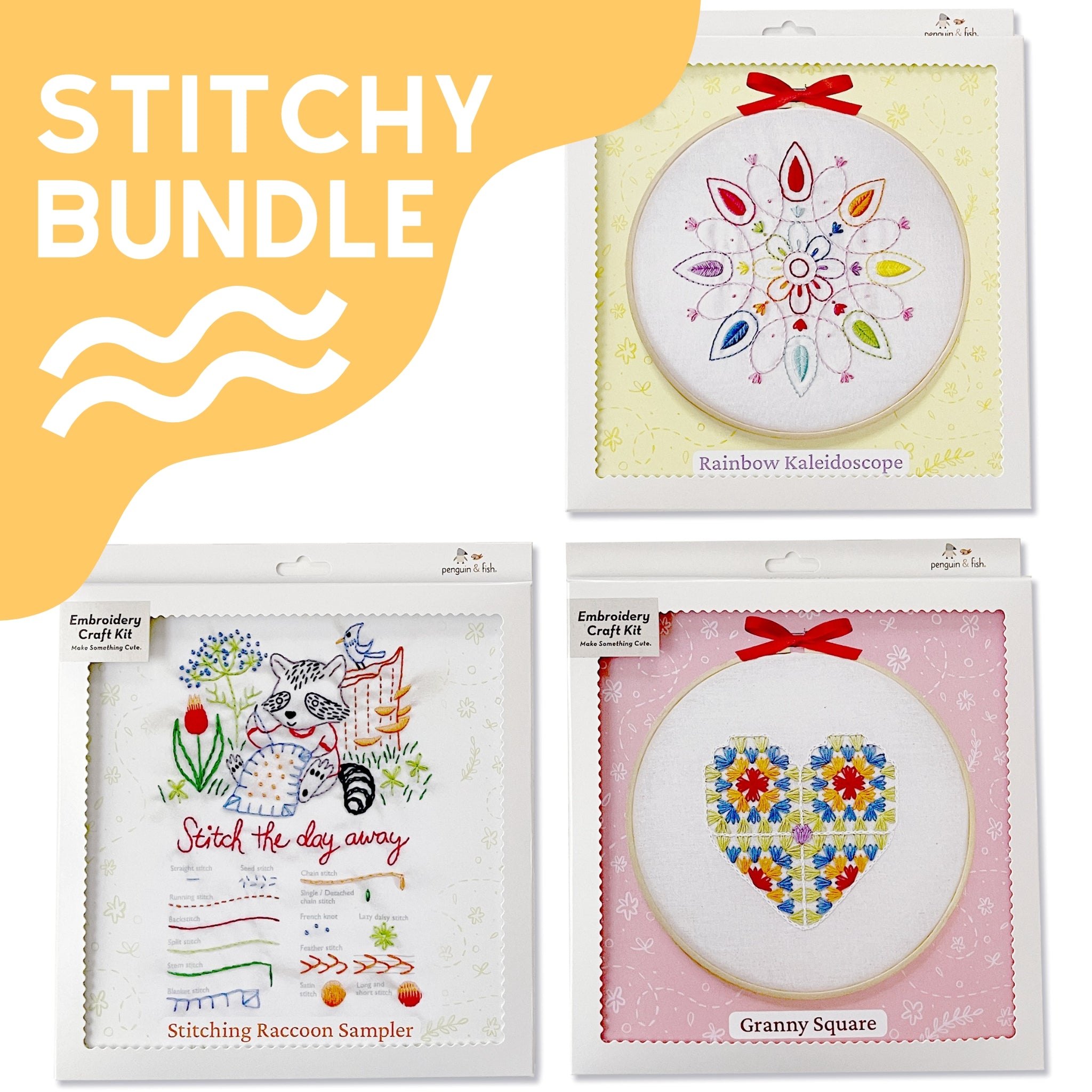 Embroidery Kit Stitchy Bundles