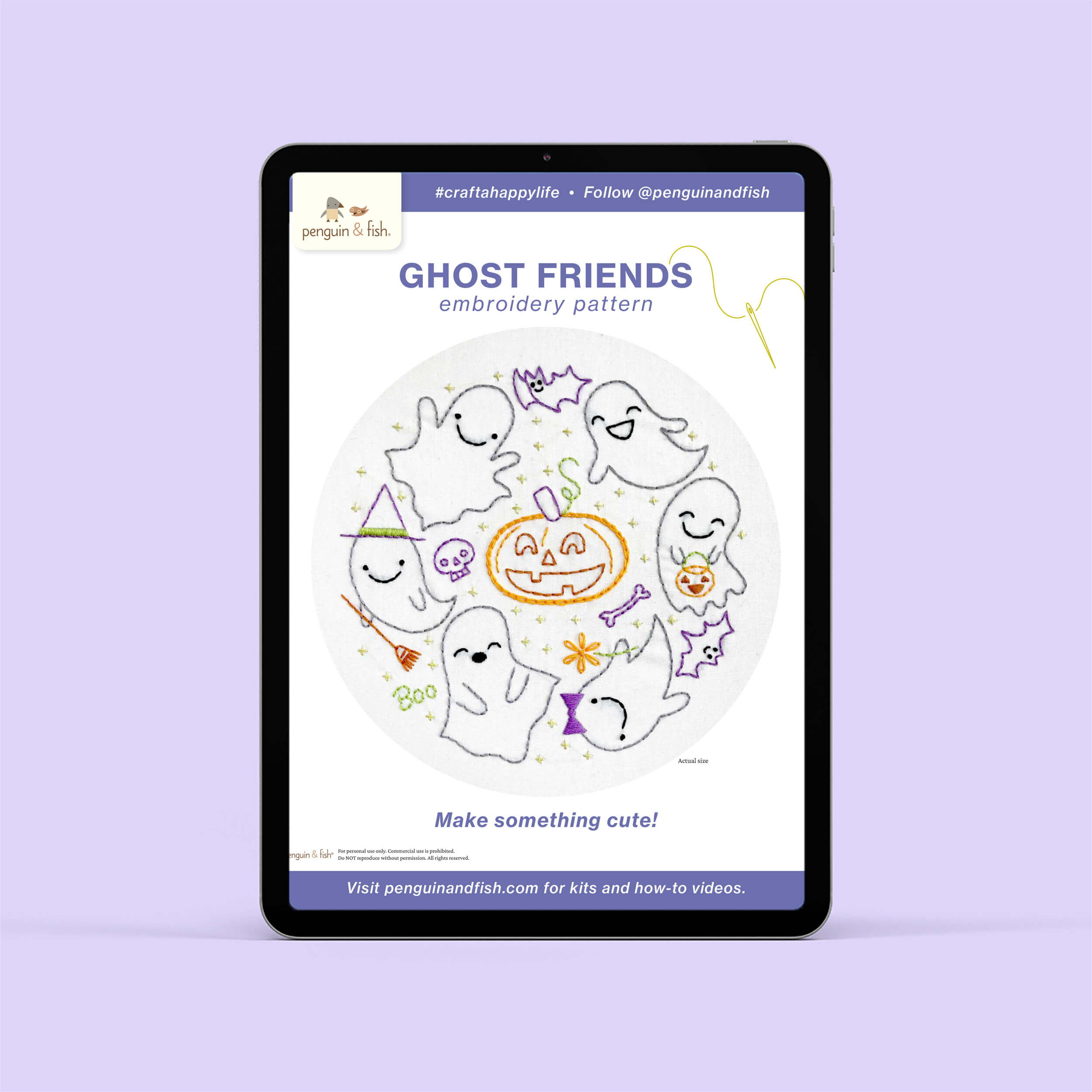 Ghost Friends - PDF pattern