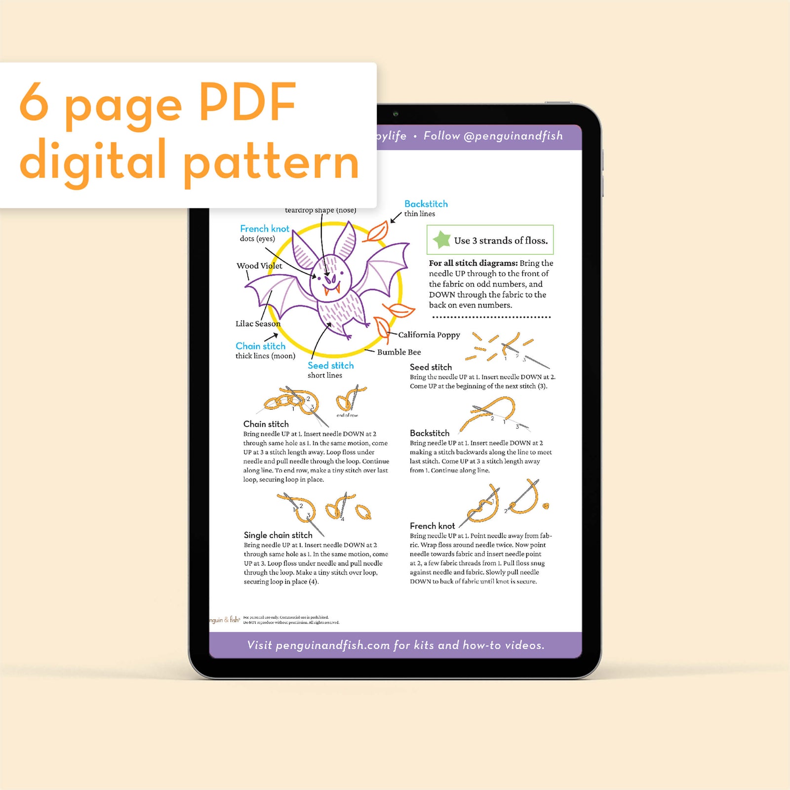Batty Bat - PDF pattern