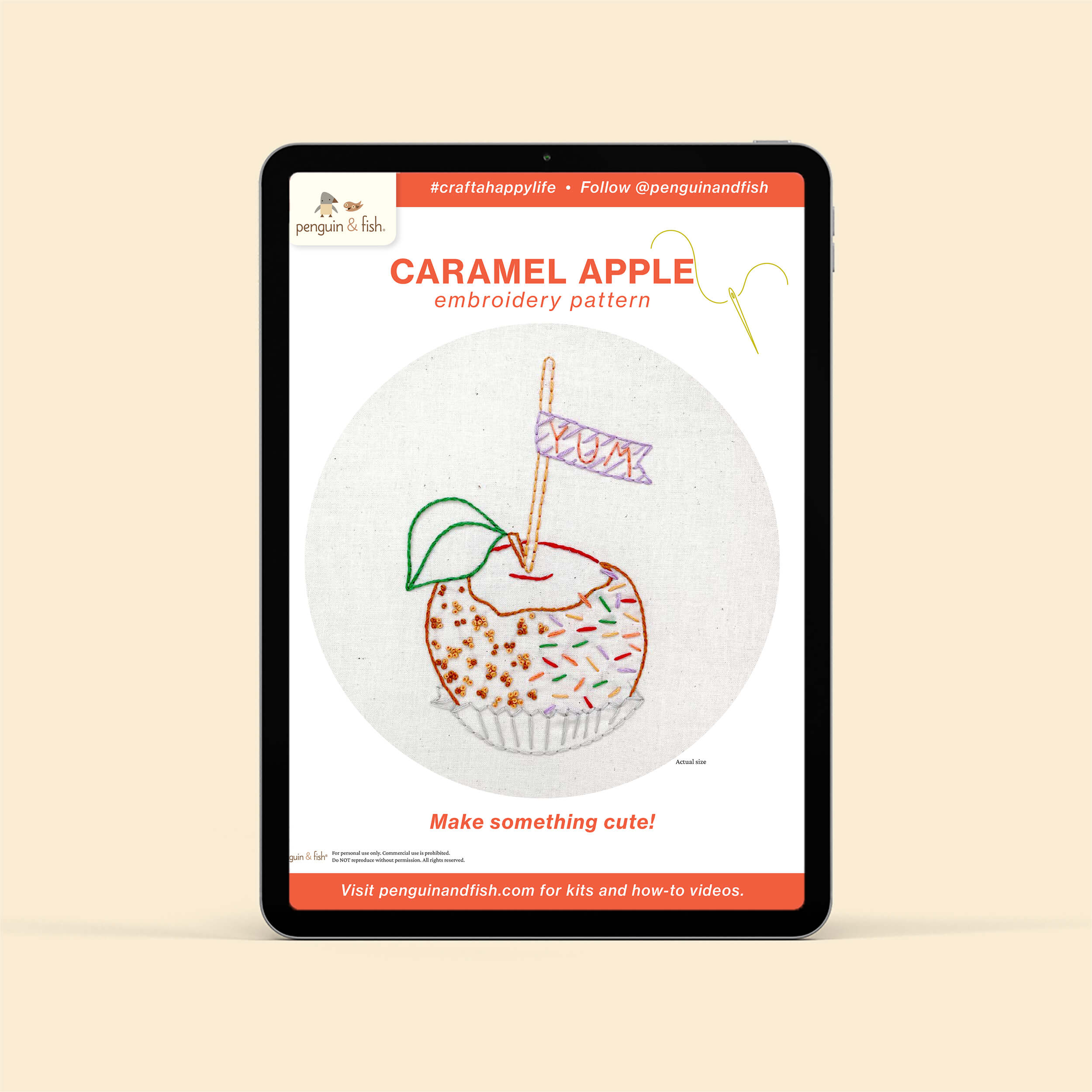 Caramel Apple - PDF pattern