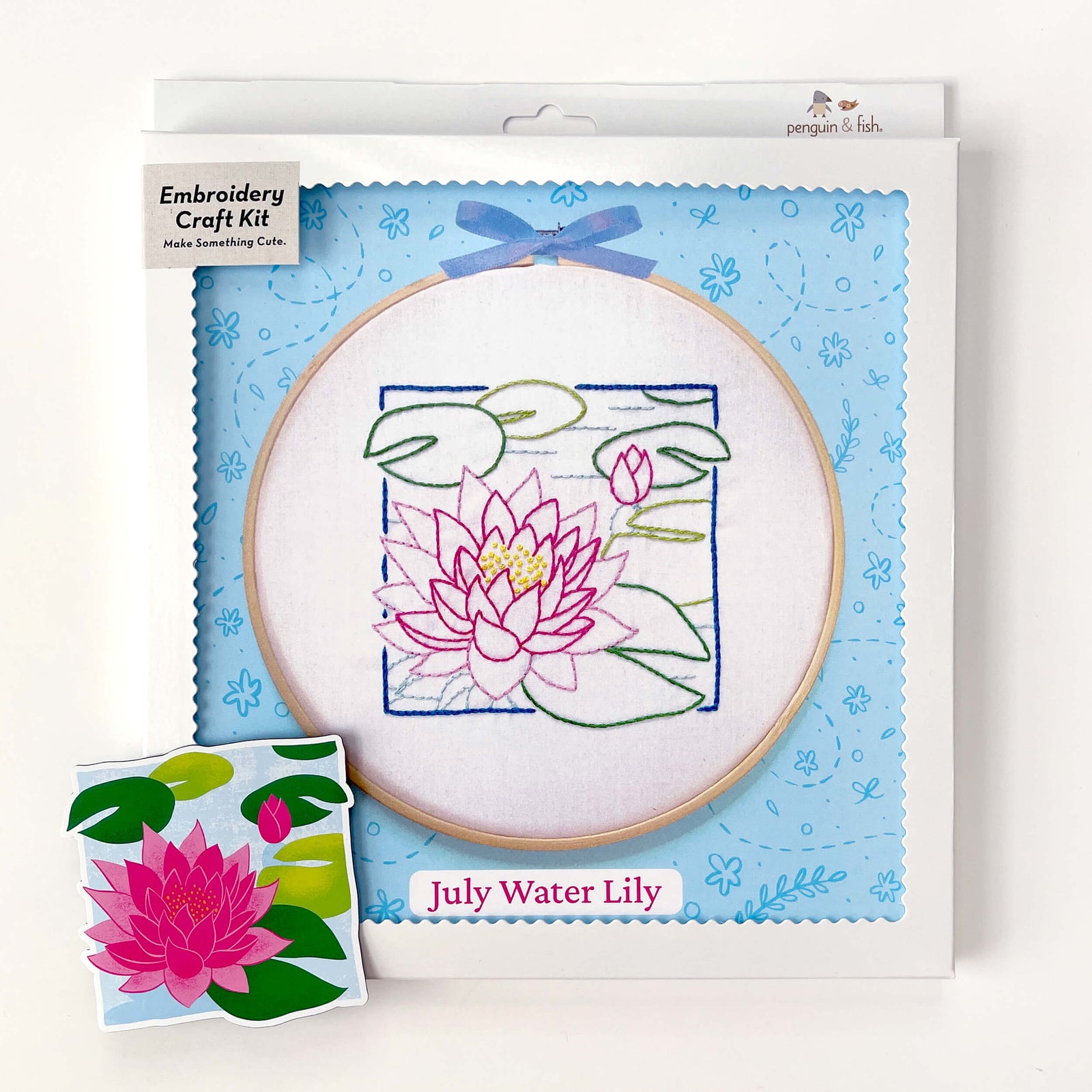 July Water Lily magnet
