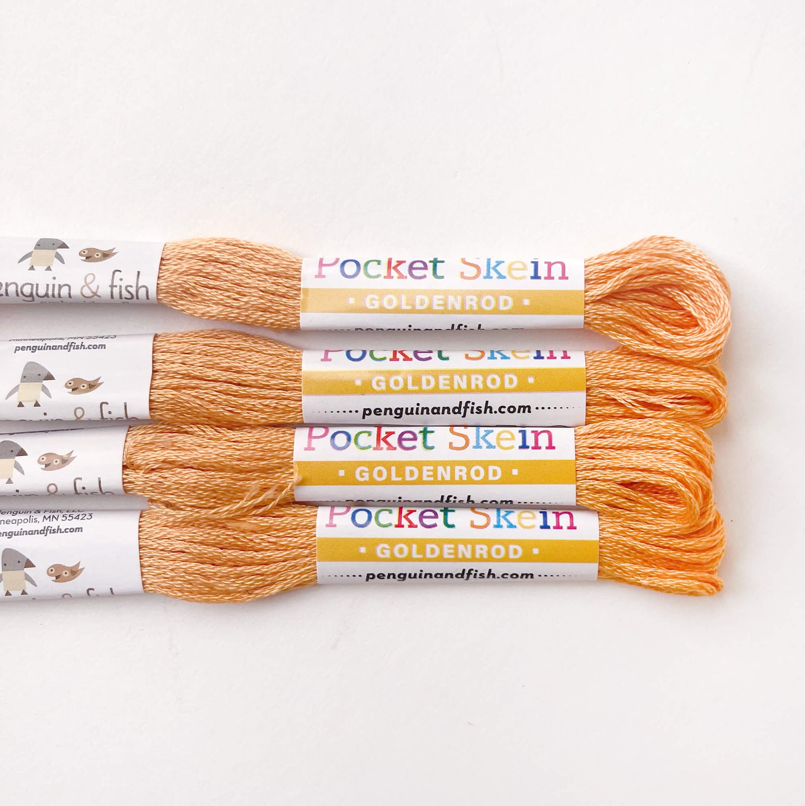 Single color embroidery floss packs - 4 skeins