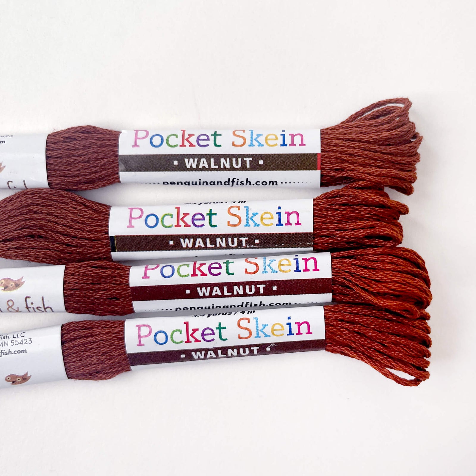 Single color embroidery floss packs - 4 skeins